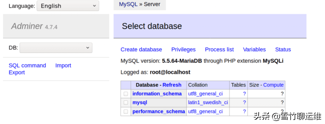 web界面DB管理工具 Adminer ｜轻松管理多种数据库_adminer.php download-CSDN博客