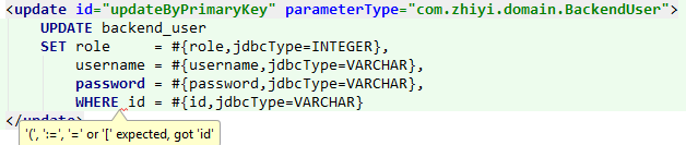 idea和Mybatis问题整理_.','=',or '[' expected,got '=-CSDN博客