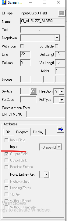 SAP Screen Painter - I/O field Invisible_sap invisible-CSDN博客