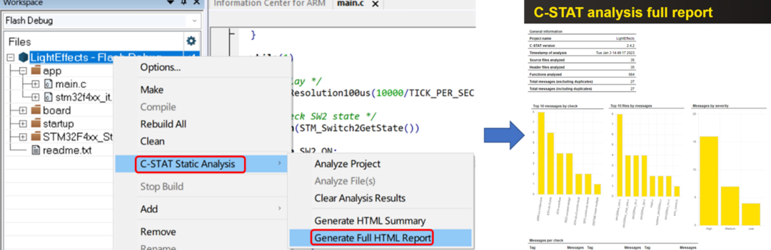 在日常开发中使用IAR C-STAT进行静态代码分析，提高代码质量_iar如何做静态分析-CSDN博客