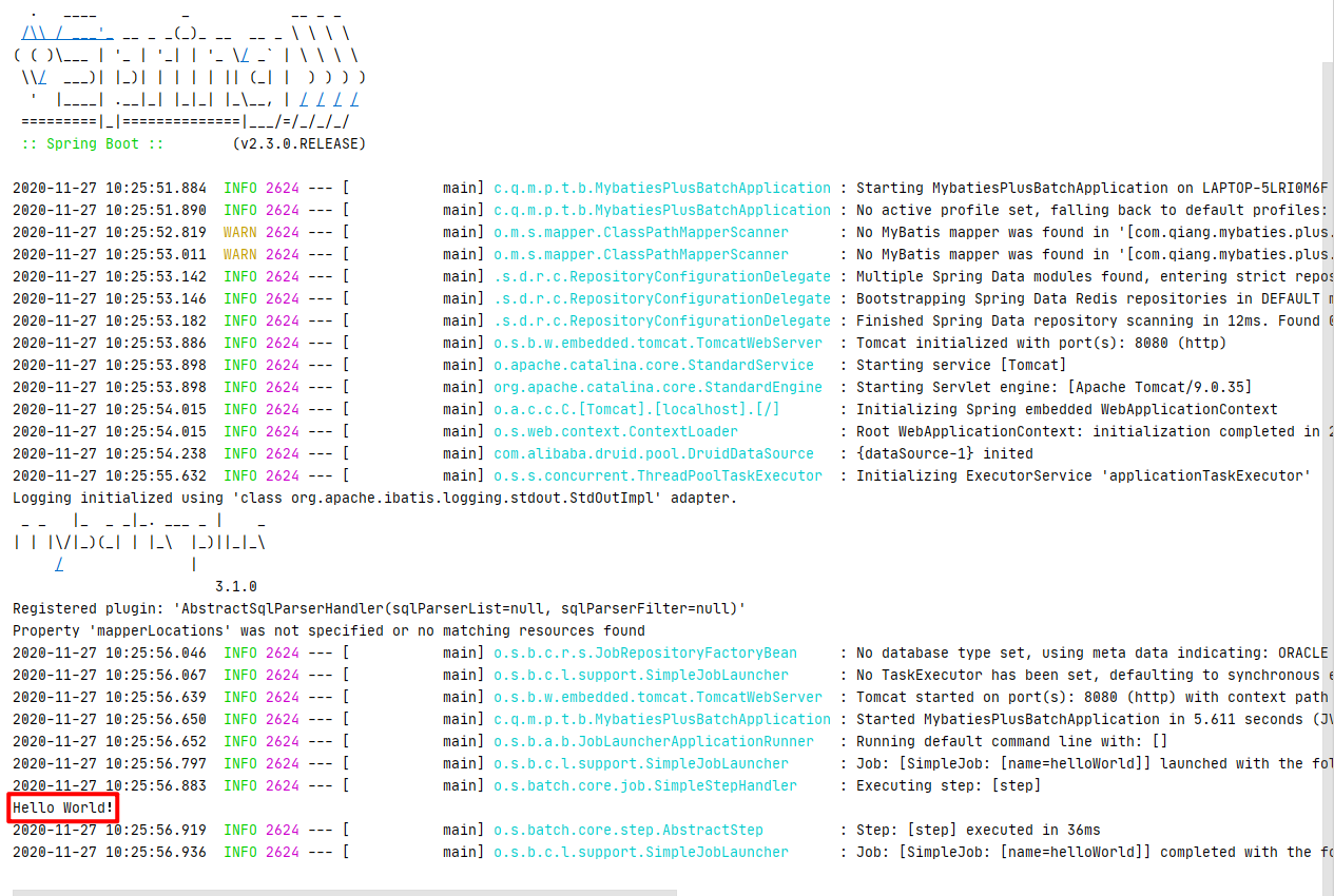 Springboot整合springbatch实例多任务 并行 串行springboot集成springbatch Csdn博客