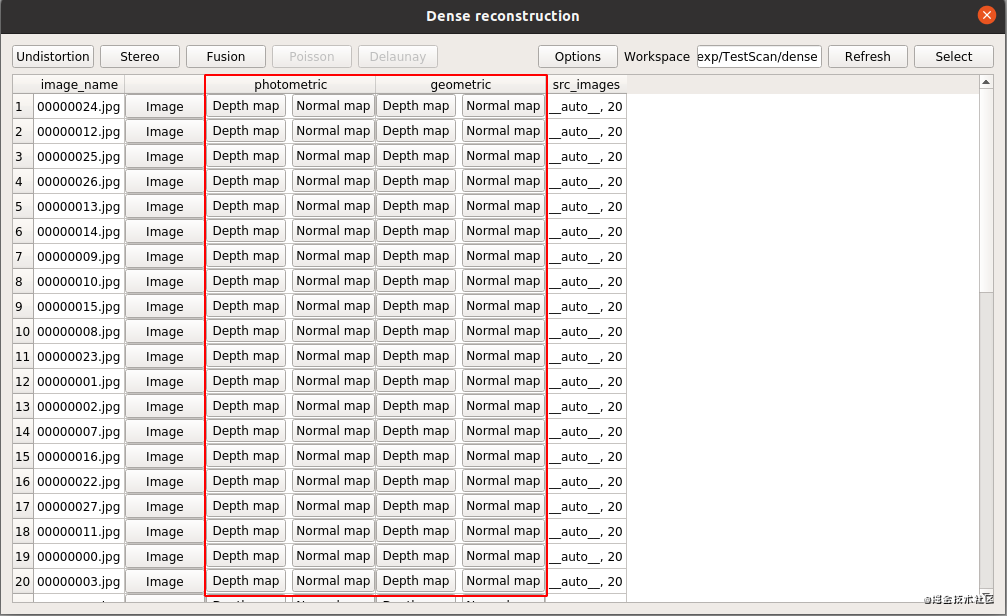 传统方法Colmap进行三维重建实践（GUI｜命令行）_colmap进行深度估计的步骤-CSDN博客