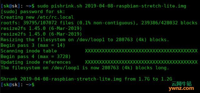 linux shrink dev sd,在Linux下安装PiShrink并使用它缩小Raspberry Pi图像-CSDN博客