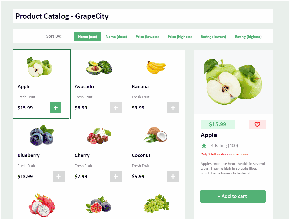 简单三步！教你用前端表格控件SpreadJS做购物车_spread插件使用教程-CSDN博客