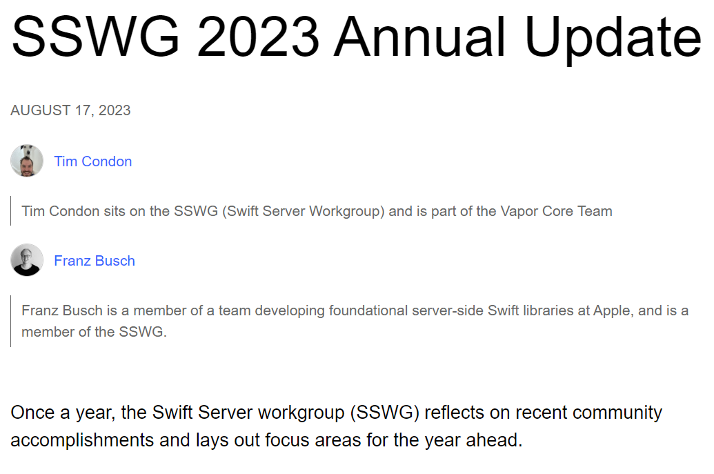 SSWG 2023 年度更新：促进结构化并发的采用-CSDN博客