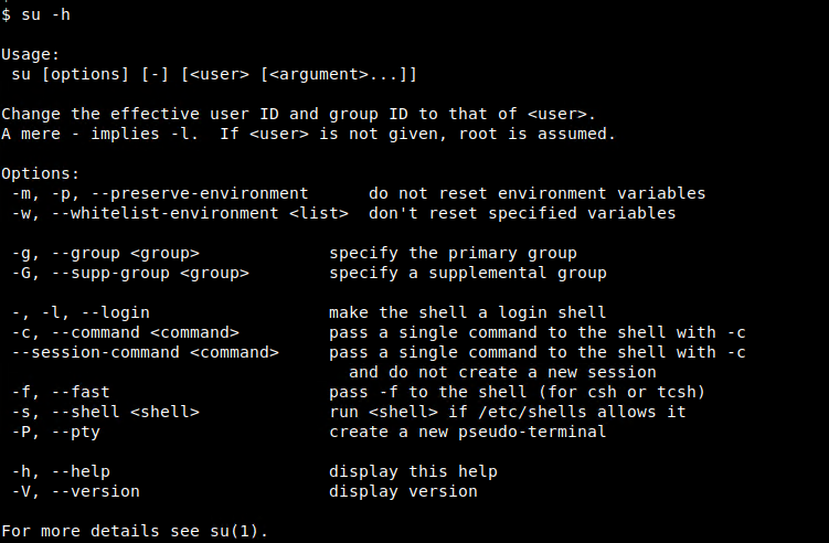 linux su命令_Linux Su命令示例教程-CSDN博客