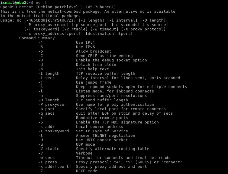 Netcat（nc）命令教程及示例-CSDN博客