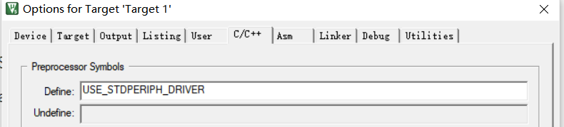 Stm32f103(1) Undefined Symbol Assert Param Csdn博客