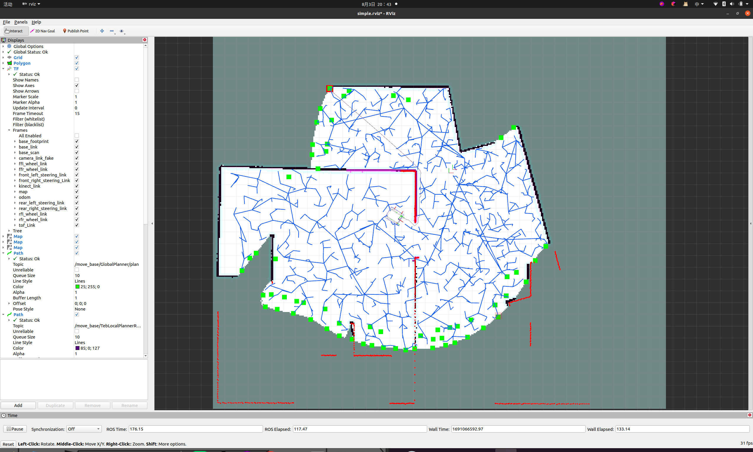 ROS机器人自主探索建图仿真explore_lite及rrt_exploration实践_ros-noetic-explore-lite-CSDN博客