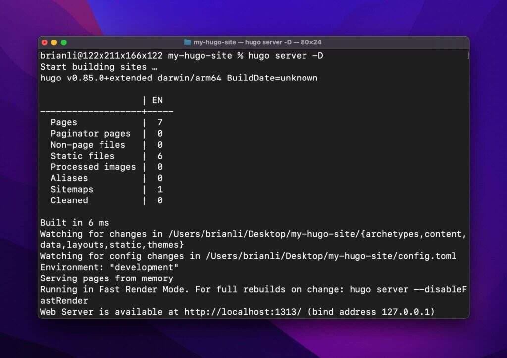实例讲解如何使用Hugo框架搭建静态网站_hugo静态网站-CSDN博客