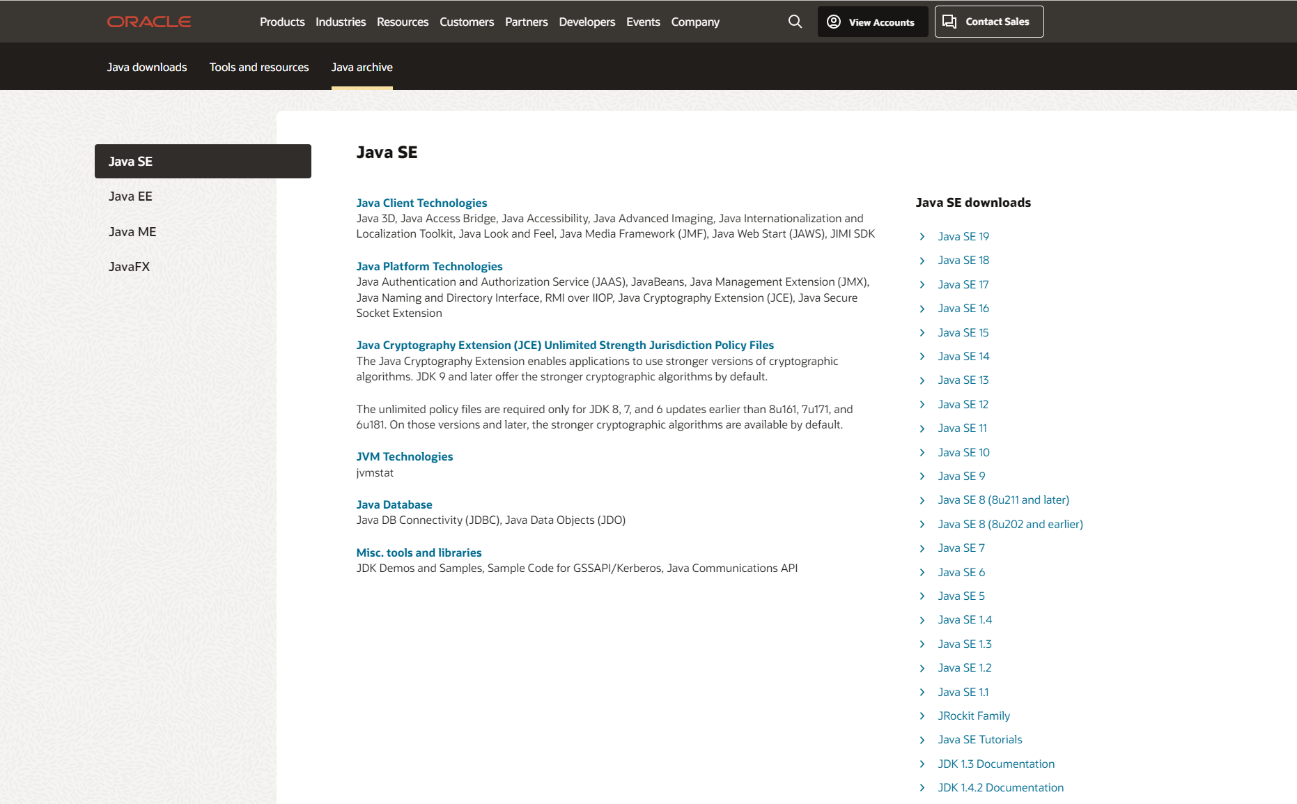 JDK各版本下载官网链接_jdk下载官网-CSDN博客