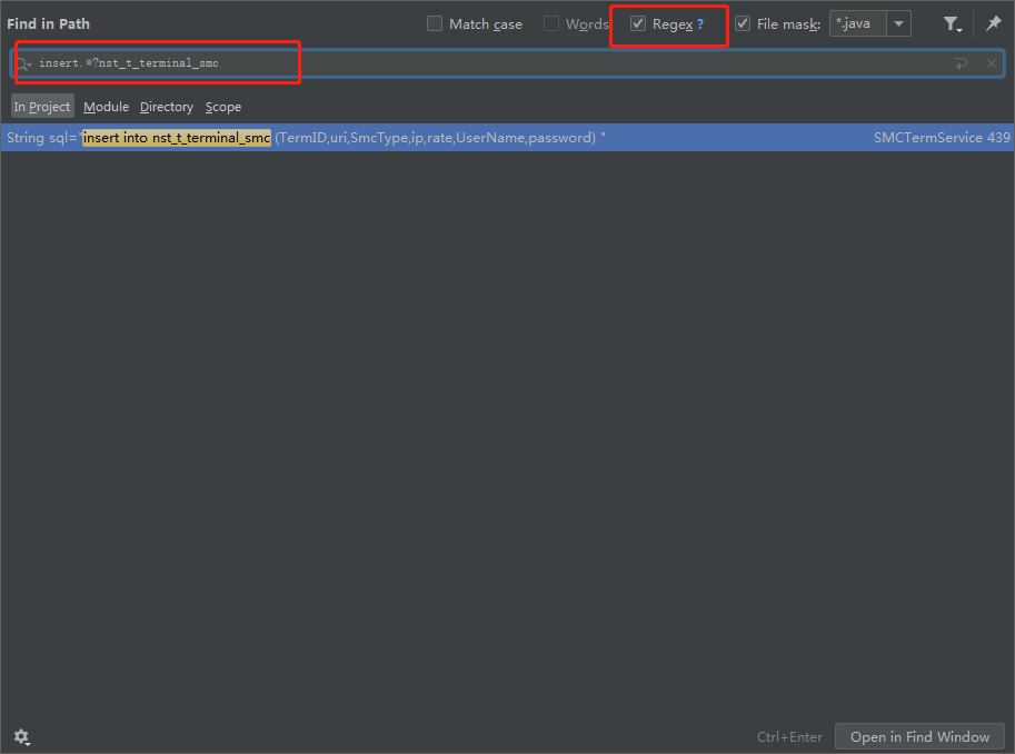 idea Ctrl+Shift+F 搜索匹配多项_idea 模糊搜索-CSDN博客