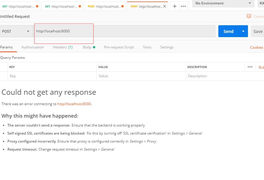 Postman连接不了localhost问题解决 Csdn博客 