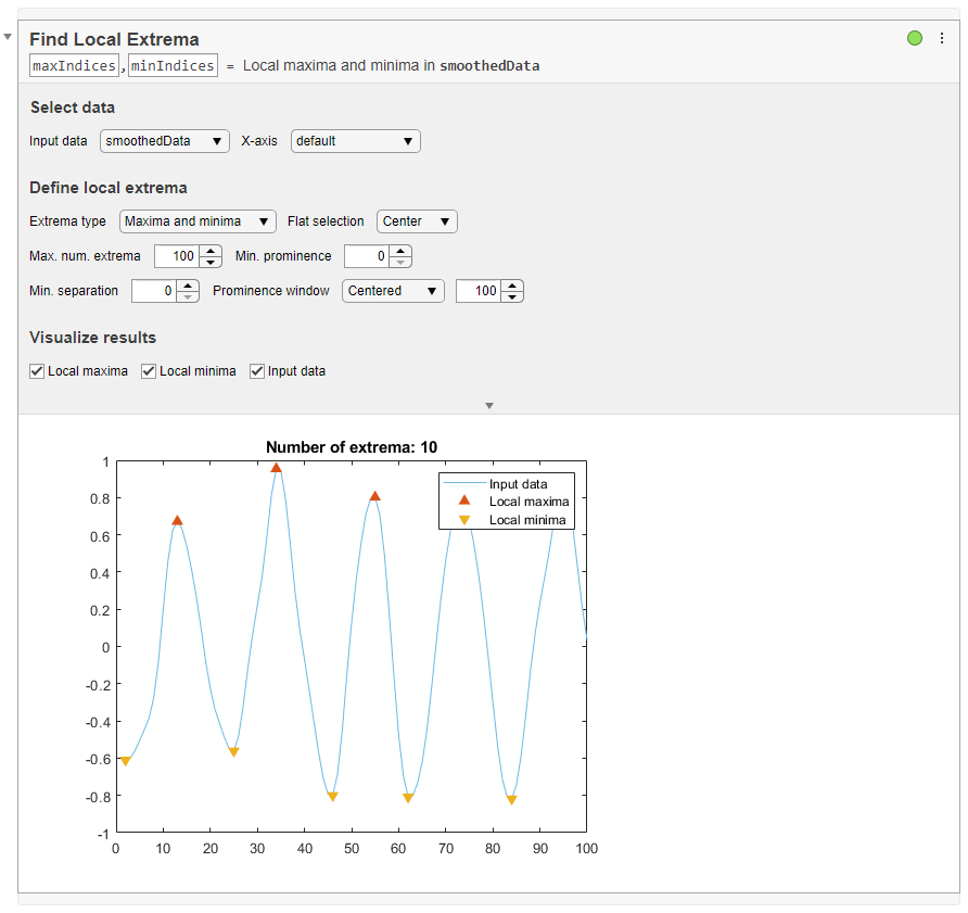Matlab中使用实时编辑器任务清理杂乱数据并找到极值matlab2016编辑器的任务 Csdn博客