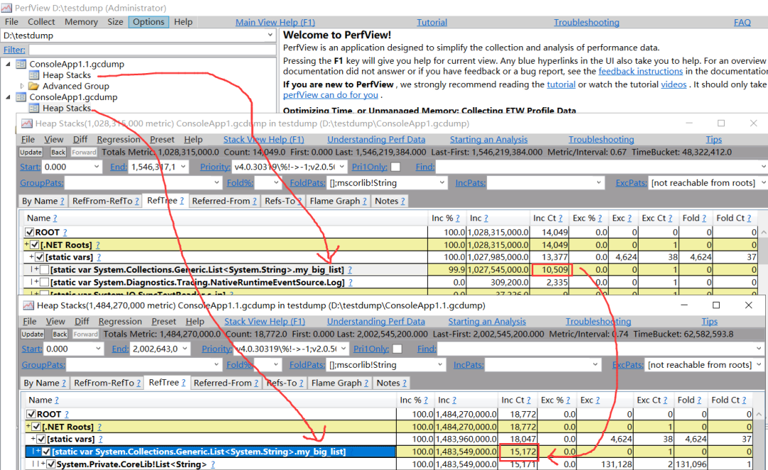 PerfView专题 (第十一篇)：使用 Diff 功能洞察 C# 内存泄漏增量-CSDN博客