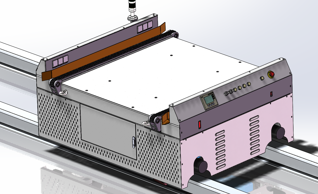 合力叉车3d模型_有轨导引小车RGV三维模型详细设计SolidWorks2017-CSDN博客