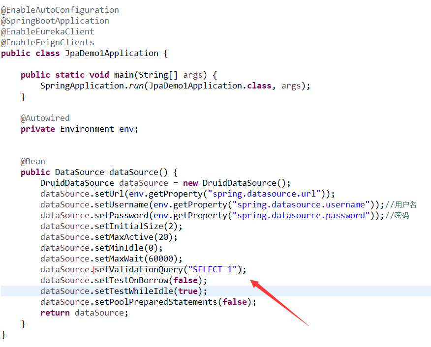 failed to validate a newly established connection之数据库的validationQuery配置_gbase8s failed to ...