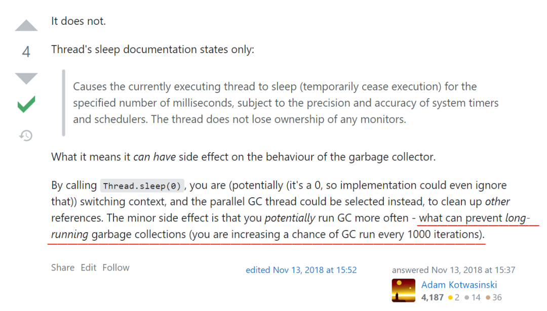 Thread.sleep(0)；的作用_thread.sleep(0)作用-CSDN博客