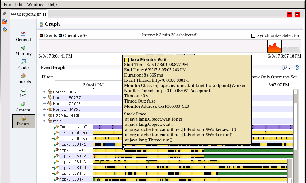 java jfr_利用Java Flight Recorder(JFR)诊断timing及内存问题-CSDN博客