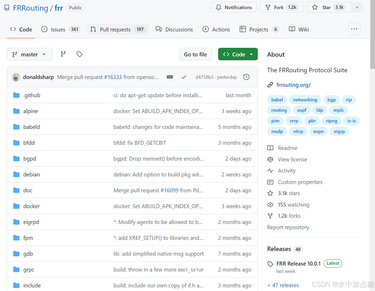 Frrouting快速入门——OSPF组网（一）-CSDN博客