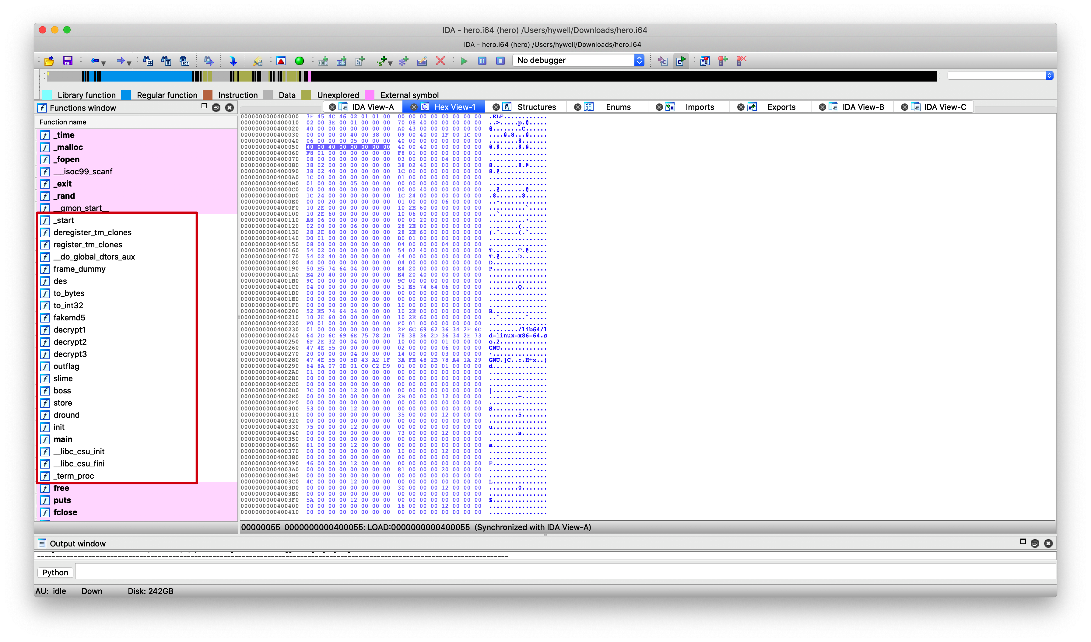 动态调试 ida linux,IDA动态调试-ELF-CSDN博客