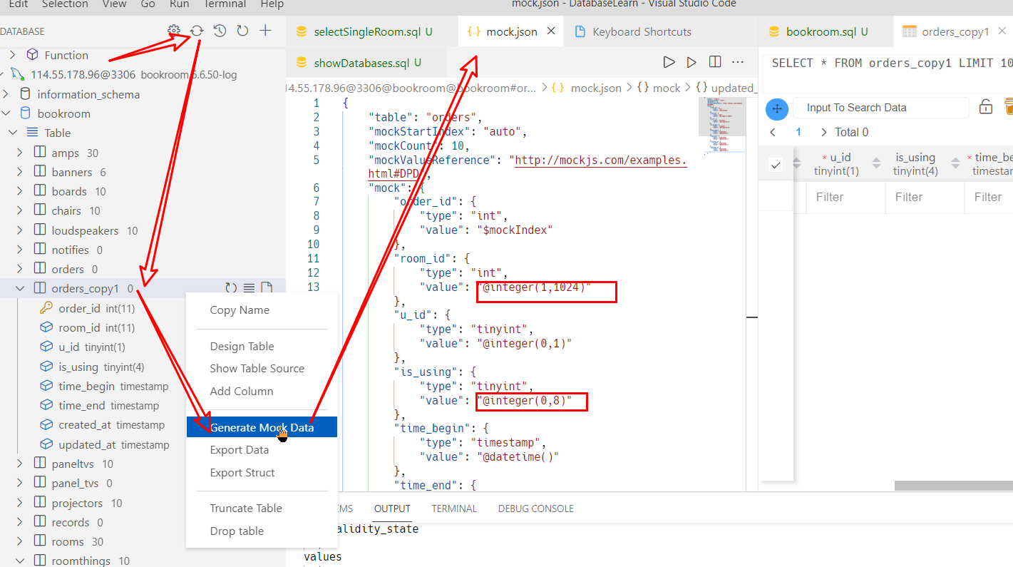 navicat/dataGrip in IDEA/vscode/搭建mysql学习环境/beginner利用小皮控制面板(phpStudy)来快速搭建mysql的运行环境/生成测试数据并填充到 ...
