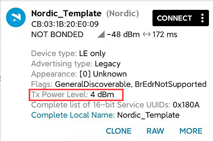 NRF52832学习笔记（38）——修改发射功率_蓝牙信号强度与发射功率的关系-CSDN博客