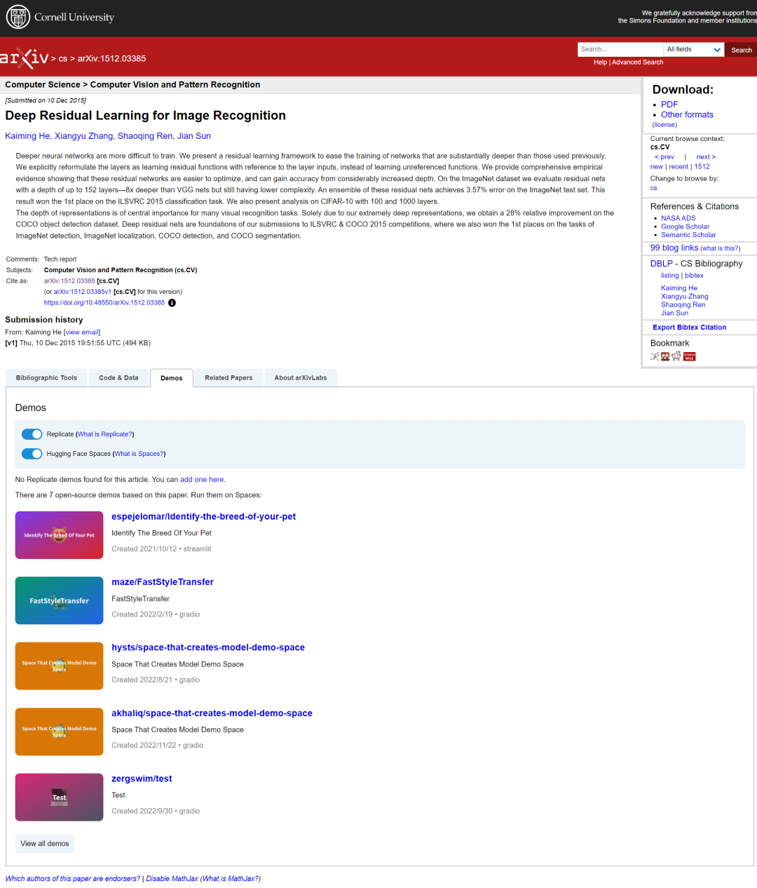 arXiv联手Hugging Face，论文链接到开源Demos一步到位-CSDN博客