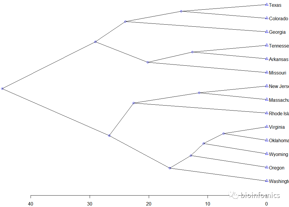 echarts树图节点背景颜色_R语言中的聚类树图绘制-CSDN博客