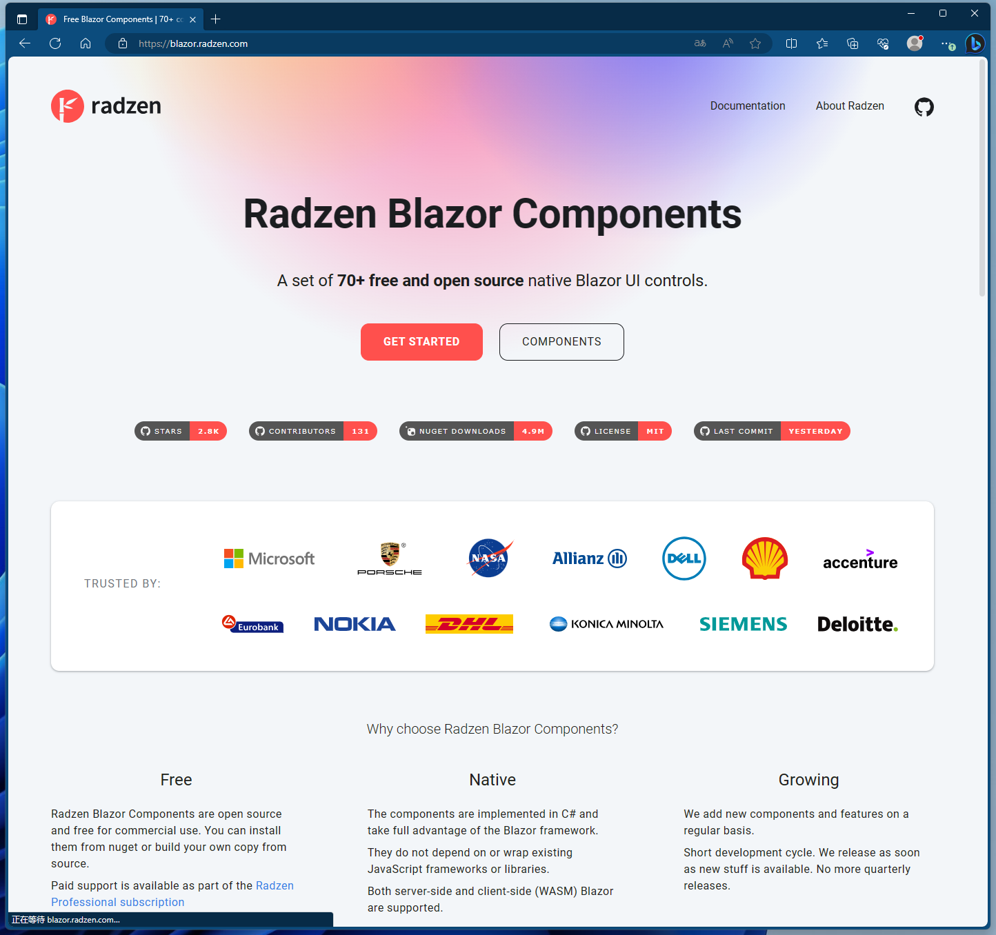 基于 .net/.net core 实现 9 款开源、免费、实用、美观的 Blazor UI 框架，有你的菜嘛_c# ui框架-CSDN博客