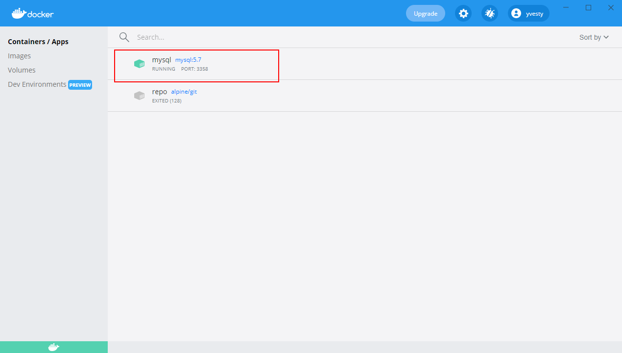 Win10 Docker 安装 Mysql5 7 Yvesty的博客 Csdn博客