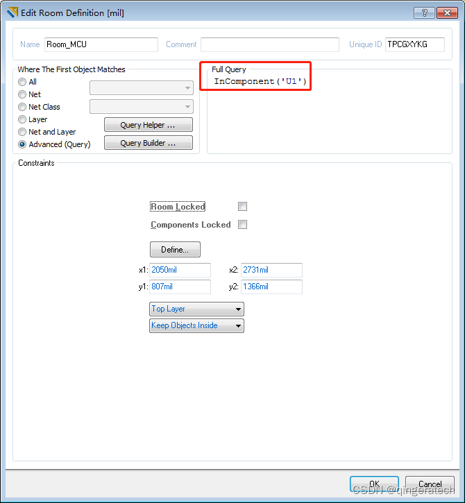 Altium Designer规则检查错误Room Definition Between Component on TopLayer And Rule on TopLayer_ad room ...