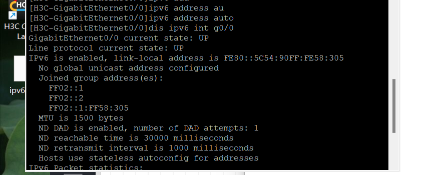 H3C IPV6实验_华三交换机开启ipv6-CSDN博客