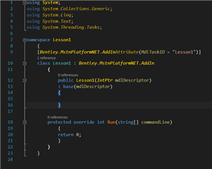 Bentley ORD（openroads designer） 二次开发（BIM）第三节 创建一个简单的项目_本特利 二次开发-CSDN博客