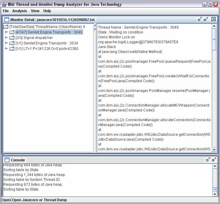 Ibm Java线程和监视器转储分析器ibm Thread And Monitor Csdn博客