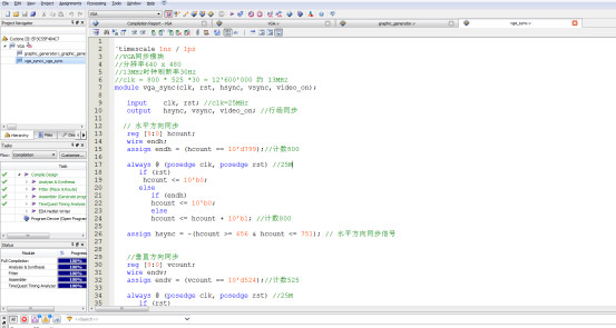 VGA彩色信号显示控制器设计Verilog代码Quartus仿真_verilog vga仿真-CSDN博客