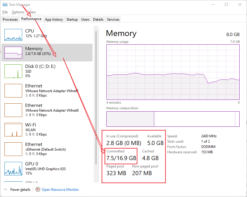 OS_windows_性能监视器&资源监视器&任务管理器:指标阅读与使用/关闭/调整虚拟内存/android内存调度_资源监视器内存看哪个指标-CSDN博客