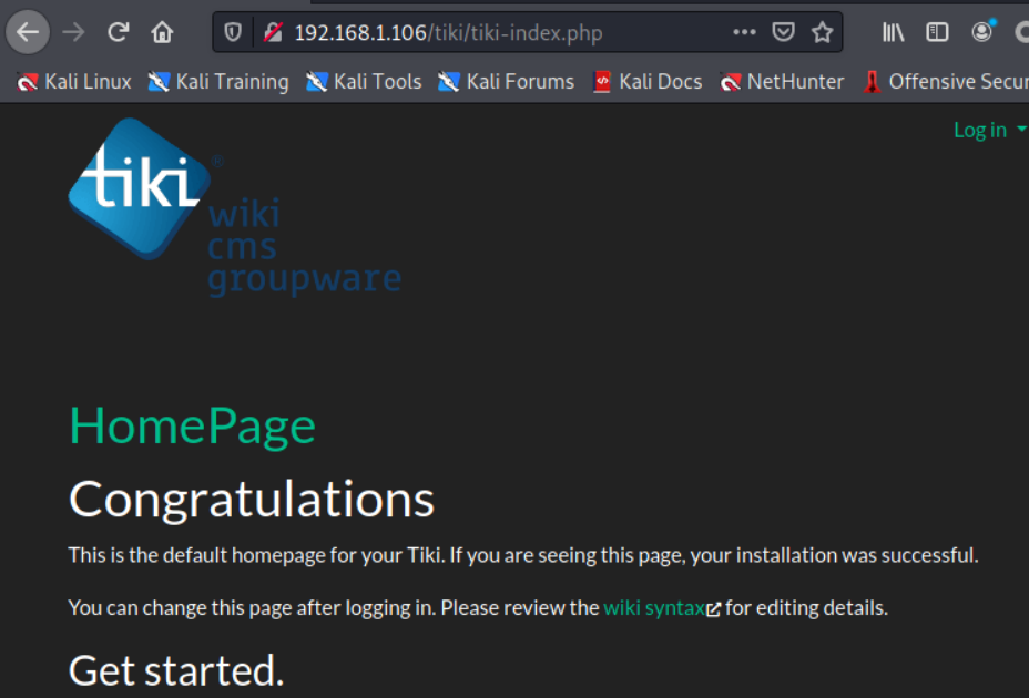 Vulnhub-Tiki_tiki 查看版本-CSDN博客