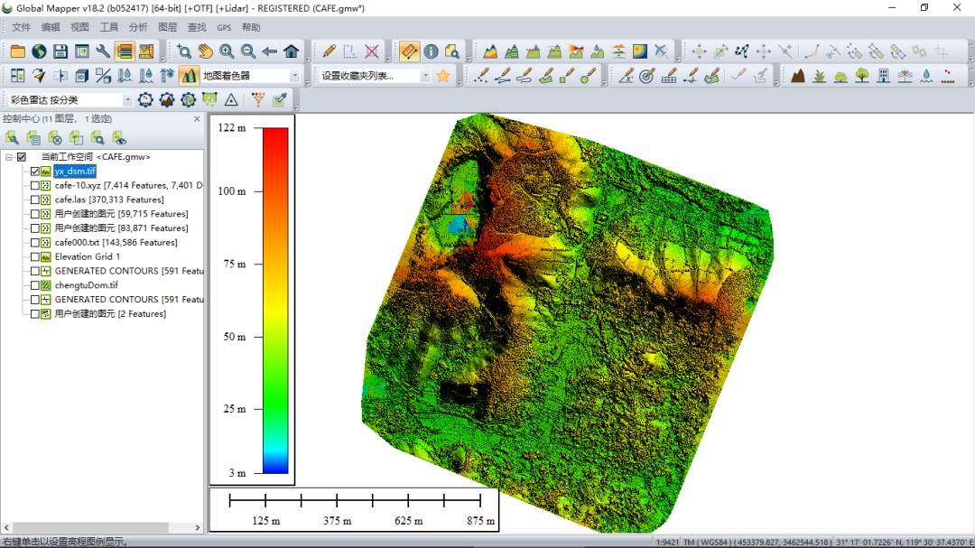 dsm滤波生成dem_DSM滤波和DEM制作，植物剔除，制作等高线！-CSDN博客