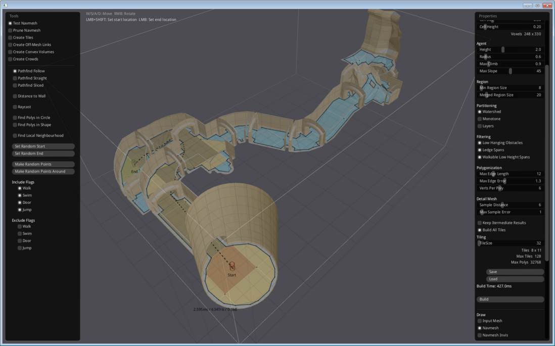 Recast Navigation工具编译生成_recastnavigation-CSDN博客