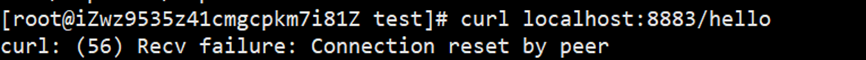 curl (56) Recv failure Connection reset by peer_rpc failed; curl 56 recv failure: connection was ...