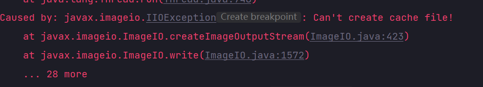 生成验证码时，验证码图片不显示，报错信息如下：Can‘t create output stream；Can‘t create cache file_can't create output ...