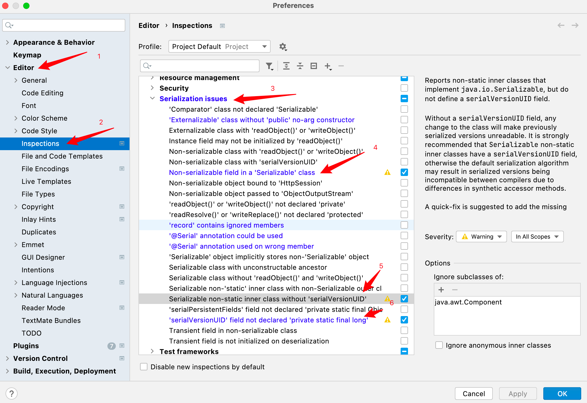 IDEA2022版 生成Serializable 序列化 UID快捷方法_idea添加uid-CSDN博客