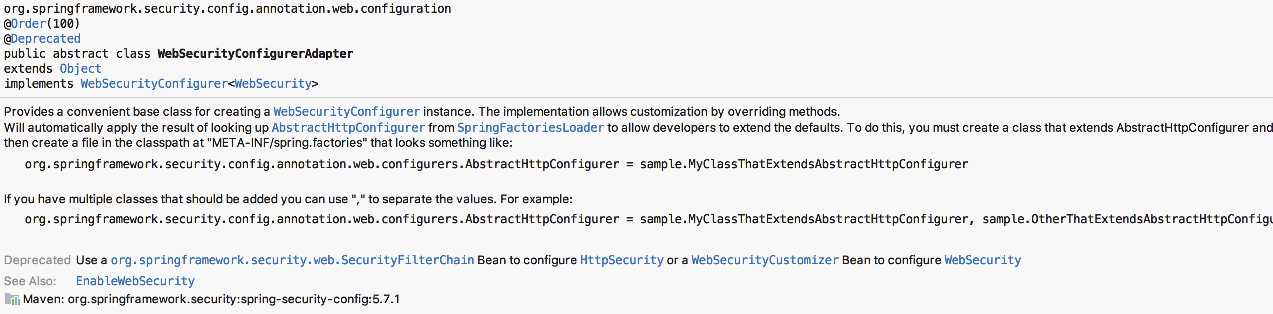 解决Spring Boot 2.7后WebSecurityConfigurerAdapter的过期问题_websecurityconfigureradapter 过期-CSDN博客