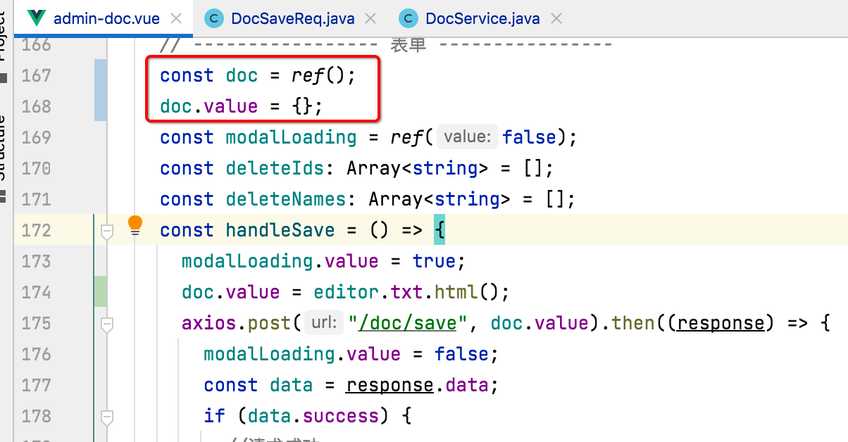 Spring Boot + Vue3前后端分离实战wiki知识库系统＜十＞--文档管理功能开发二_《springboot vue3 前后端分离 ...