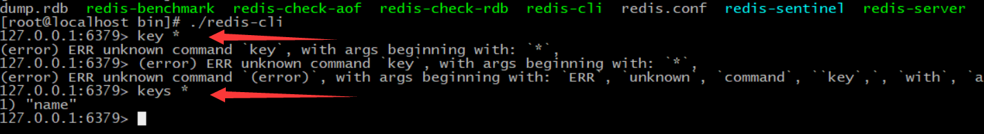redis报ERR unknown command `KEYS`_err unknown command keys-CSDN博客