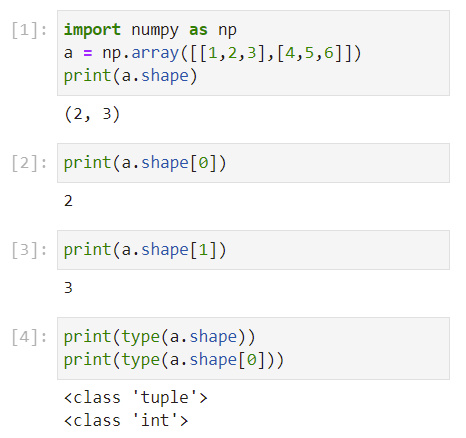 Python中读取矩阵的维度 ndarray.shape函数-CSDN博客