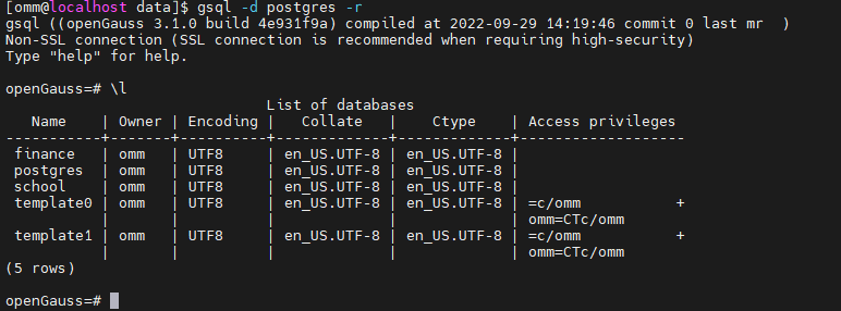 openGauss-3.1.0安装_0 warning: failed to open feature control file, pl-CSDN博客