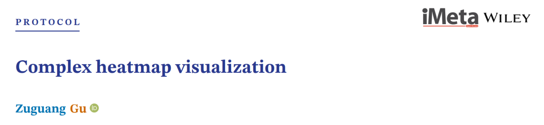 iMeta | 复杂热图(ComplexHeatmap)可视化文章最新版，画热图就引它-CSDN博客