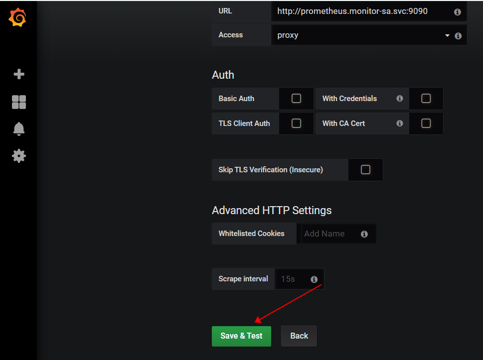 【prometheus】k8s集群部署Grafana安装和配置|Prometheus监控K8S_grafana配置prometheus数据源-CSDN博客